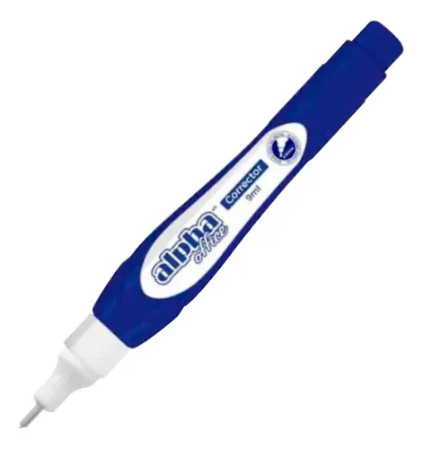 CORRECTOR T/LAPICERO 9ML X 12 UNID ALPHA OFFICE – NS TECNOUTILES