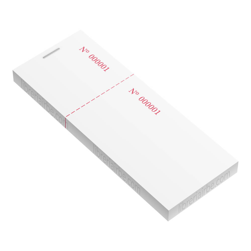 TALONARIO DE TICKETS X 100 HOJAS – NS TECNOUTILES